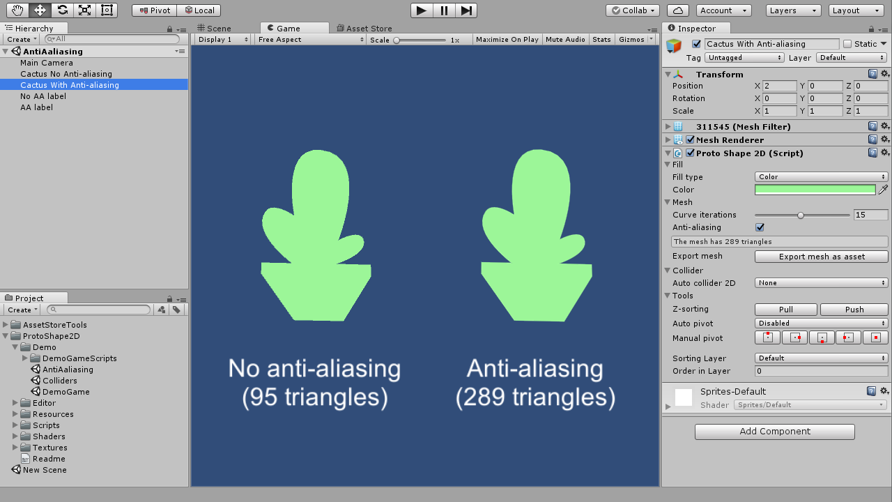 ProtoShape 2D - Editor extension to easy create and edit 2D meshes - Community Showcases - Unity ...